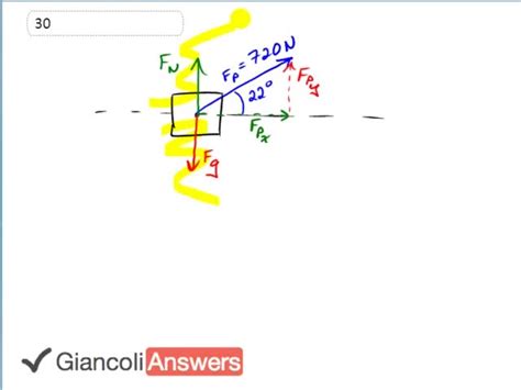 Giancoli 6th Edition Chapter 4 Problem 30 Giancoli Answers