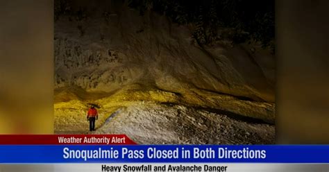 Update Snoqualmie Pass Reopens In Both Directions News
