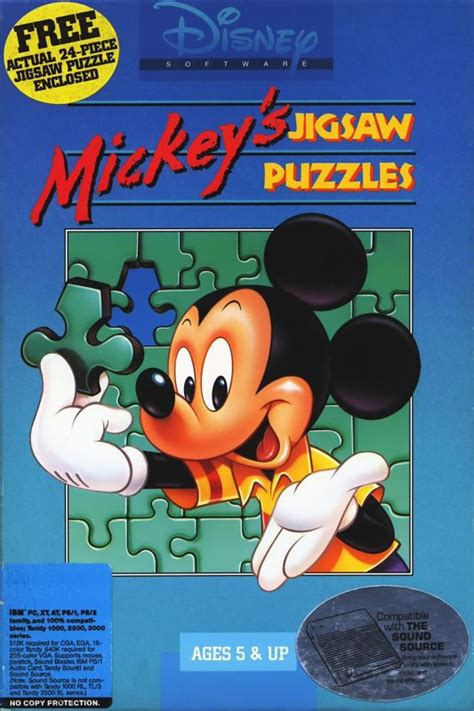 Mickeys Jigsaw Puzzles Cover Or Packaging Material Mobygames