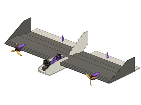 Rc Plane Ardupilot Flying Plank Flying Wing By Basement Creations