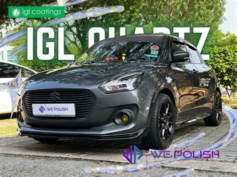 Suzuki Swift Sport Polishing Ceramic Coating Igl Quartz Car