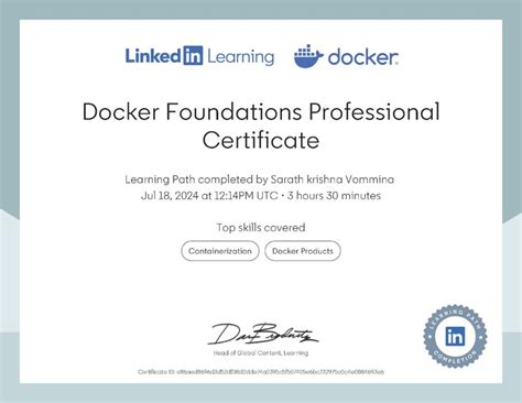 Sarath Krishna Vommina On Linkedin Docker Devops