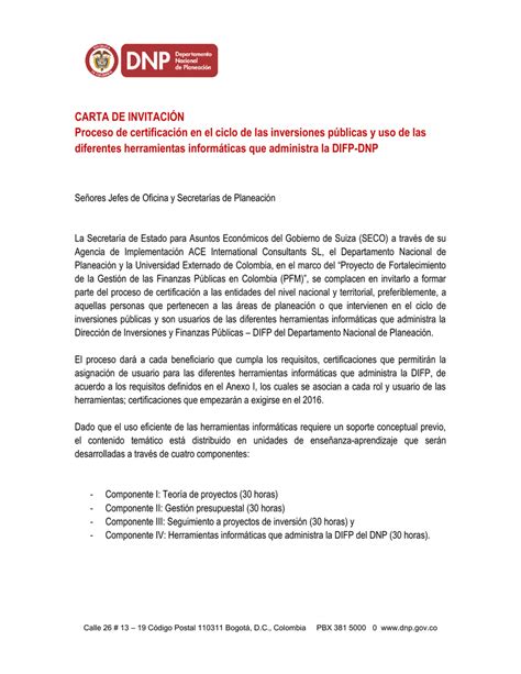 Carta De Invitacion A Estados Unidos