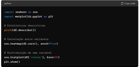 python para análise de dados como fazer e principais bibliotecas