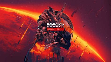 Download Commander Shepard Overlooking A Breathtaking Cosmic Vista In