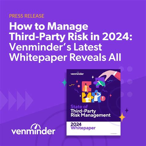 Venminder On Linkedin Thirdpartyrisktrends Vendorrisk Thirdpartyrisk