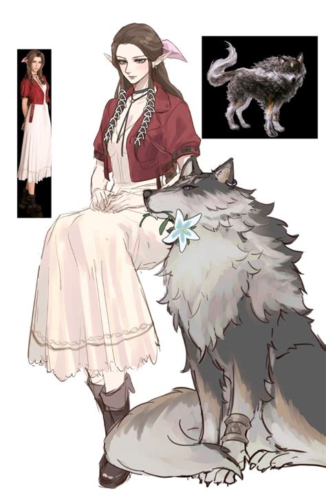 Kurokawa Karasu Aerith Gainsborough Link Princess Zelda Torgal Ff16 Wolf Link Final