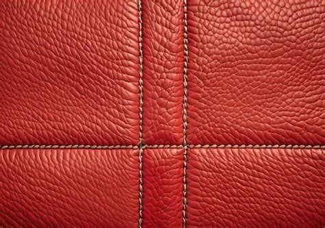 Red Leather Texture For Classy Visuals Premium Ai Generated Image