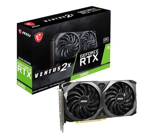 Msi Geforce Rtx 3060 Ventus 2x 12g Oc Graphics Card Desertcart Uae