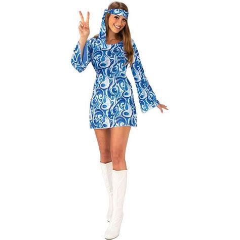 Bristol Novelty Ac407 Flower Power Hippie Costume Fille M Cdiscount