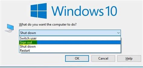 How To Log Off A Windows 10 Computer Wcsu Support
