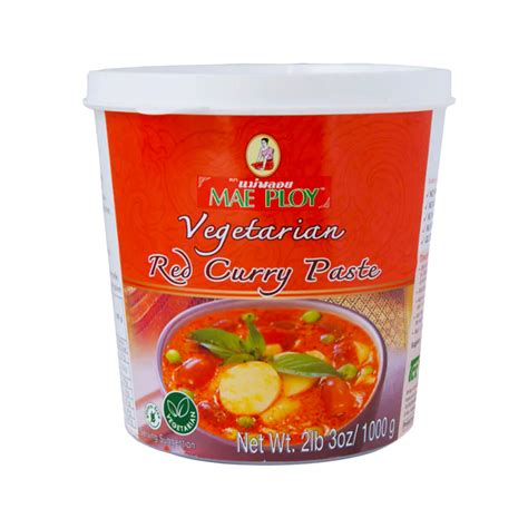 Mae Ploy Vegetarian Red Curry Paste 1kg
