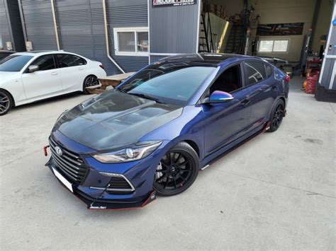 아반떼 스포츠 카나드윙 리어디퓨저 장착 시공 아스 아반떼스포츠 에어댐 바디킷 립댐 튜닝 언유즈얼파츠 언파댐 스플리터 디퓨져 네이버 블로그