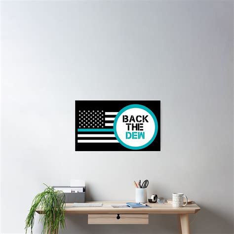 Back The Dew Baja Blast Pride Thin Dew Line Poster For Sale By