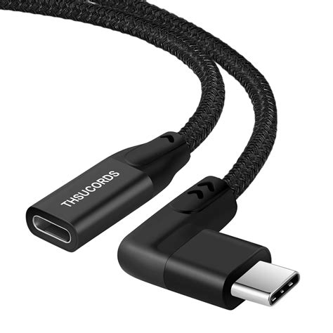 Cable De Extensión Usb C De ángulo Recto De 90 Grados Usb C 32 Gen2