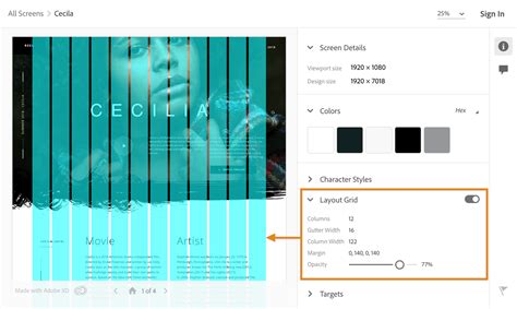 Use Design Specs Published From Adobe XD