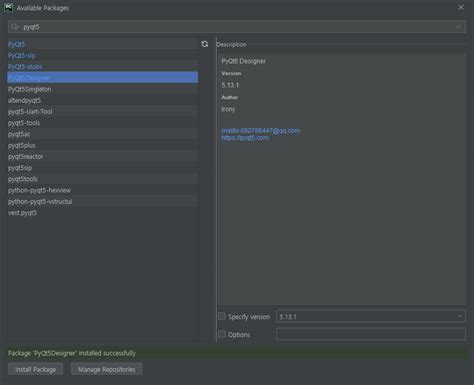 Python Pyqt Designer