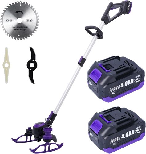 Weed Wacker Cordless Patiox Electric Grass Trimmer