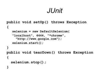 Introduction To Selenium Ppt