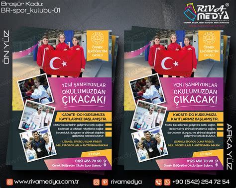 Karate Do Kursu Broşür Örneği
