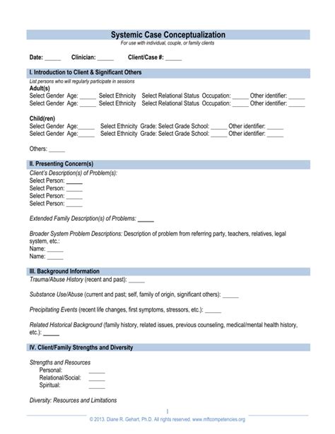 Systemic Case Conceptualization Chapter 13
