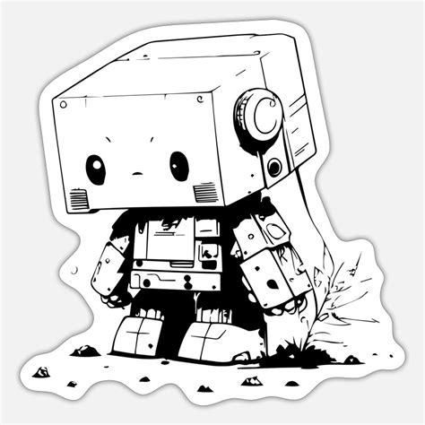 Robo Stickers Unique Designs Spreadshirt