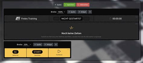 Widgets Profile SmartRace Zeitmessung Rundenzählung für