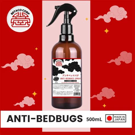 Betaco Japan 500ml Anti Bed Bugs Bed Bugs Spray Solution Bed Bugs