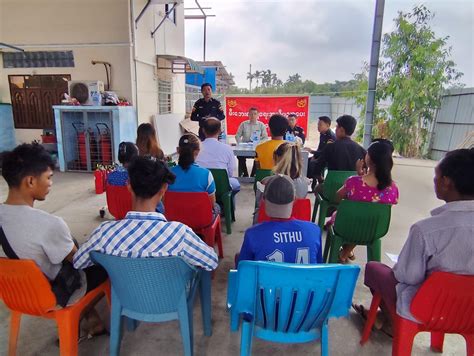 ဘိုကလေးမြို့နယ်ရှိ စက်သုံးဆီအရောင်းဆိုင်များတွင် မီးဘေးလုံခြုံရေး အသိပညာပေး ဟောပြော၍ မီးငြိမ်းသတ