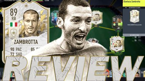 El Mejor Icon Swap 89 GIANLUCA ZAMBROTTA 89 PRIME ICON SWAPS SBC