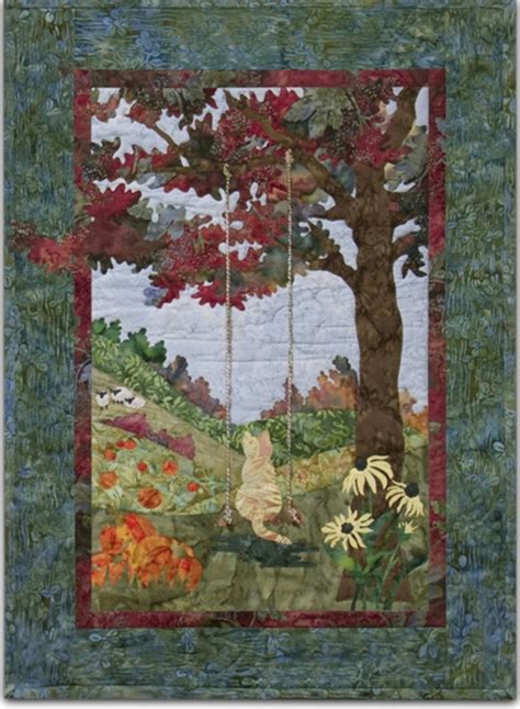 Mckenna Ryan Pattern With Cat Sitting On A Swing Pattern Is Called