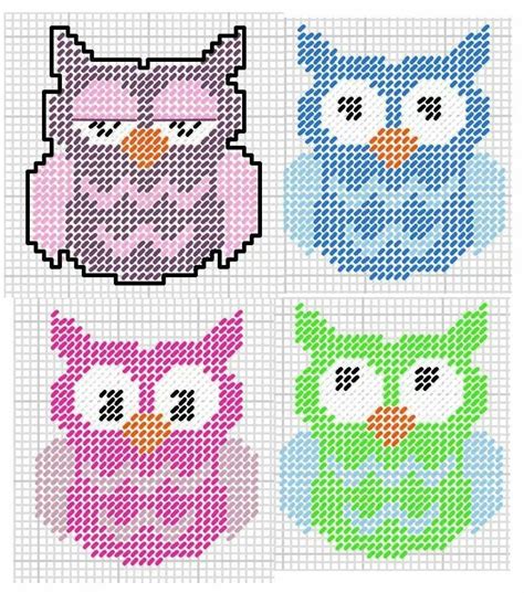 Owl Plastic Canvas Crafts