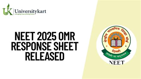 Neet 2025 Omr Response Sheet Released Today Live Updates And Download Info