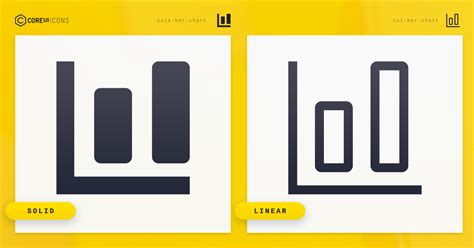Bar Chart Icon · Linear · Coreui Icons · Svg Javascript Typescript