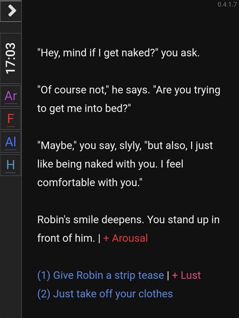 Stripping for Robin : r/DegreesOfLewdity