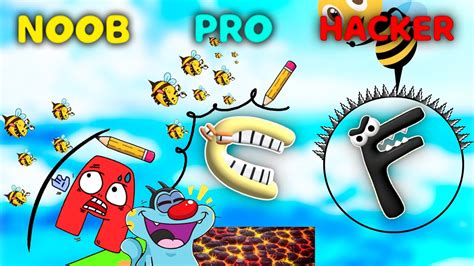 NOOB Vs PRO Vs HACKER In Save My Alphabet Ft Oggy YouTube NOOB Vs PRO Vs HACKER In Save My Alphabet Ft Oggy YouTube