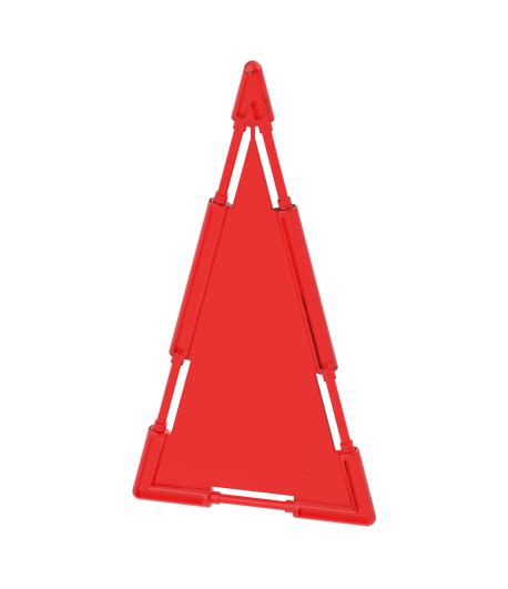 Large Triangle Tile Clear Red The Learning Journey Tg