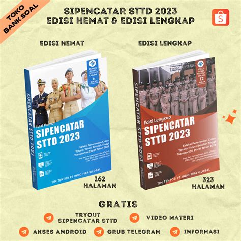 Jual TERBARU Buku SIPENCATAR STTD 2024 Edisi Lengkap Edisi Hemat
