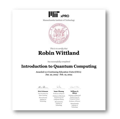 Quantumcomputing Learningjourney Achievementunlocked Robin Wittland