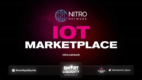 Nitro Network Launches Iot Marketplace Smart Liquidity Research