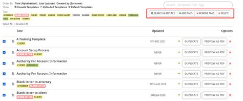 How To Make Bulk Changes In Templates