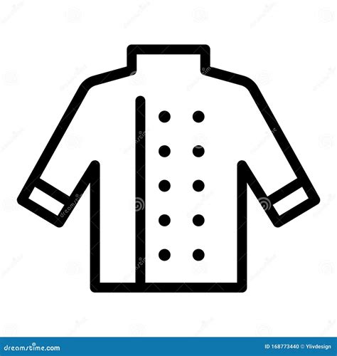 Icono De Camisa Del Chef Cocinero Cocinero Estilo De Esquema