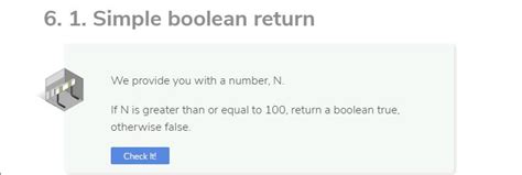 Solved 6 1 Simple Boolean Return We Provide You With A