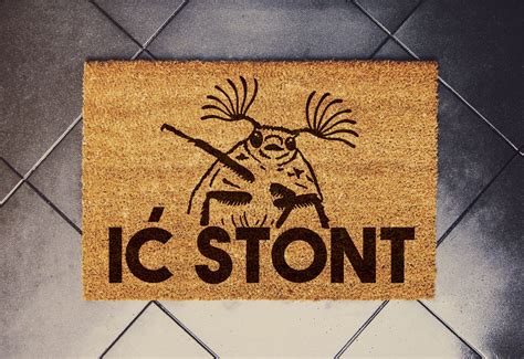 IĆ Stont Wycieraczka Pod Drzwi T Story Pomysł Na Prezent