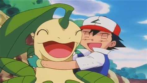 Ash And Bayleef Pokemon First Pokemon Pokemon Pictures