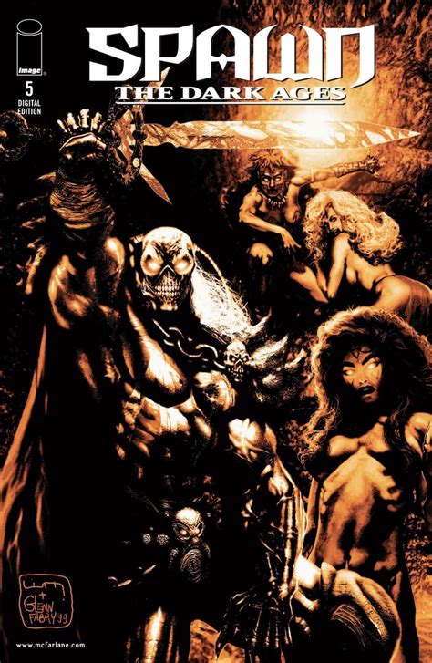 Spawn The Dark Ages 5 Cover Art By Liam Mccormack Sharp And Glenn Fabry Dark Ages Spawn