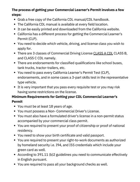 Ppt Unlock Your Journey How To Get A Commercial Learners Permit In