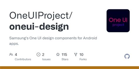 Github Oneuiprojectoneui Design Samsungs One Ui Design Components