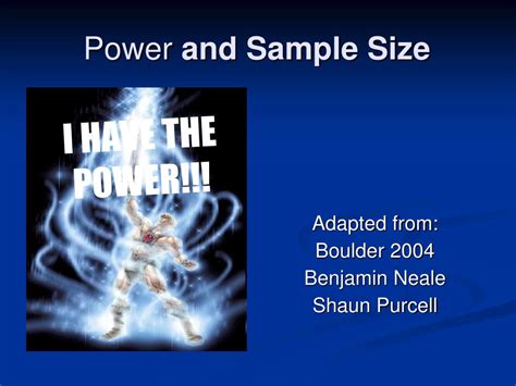 PPT Power And Sample Size PowerPoint Presentation Free Download ID