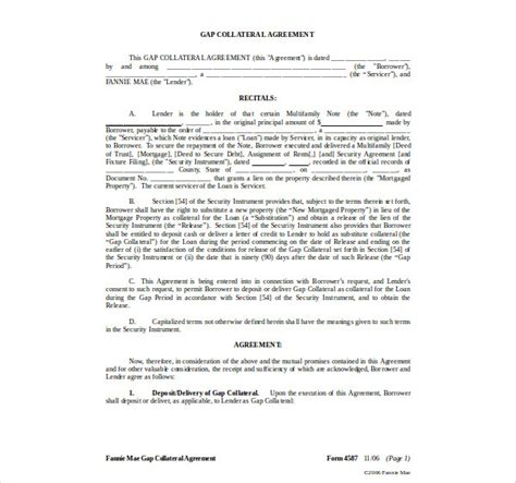 9 Collateral Agreement Examples